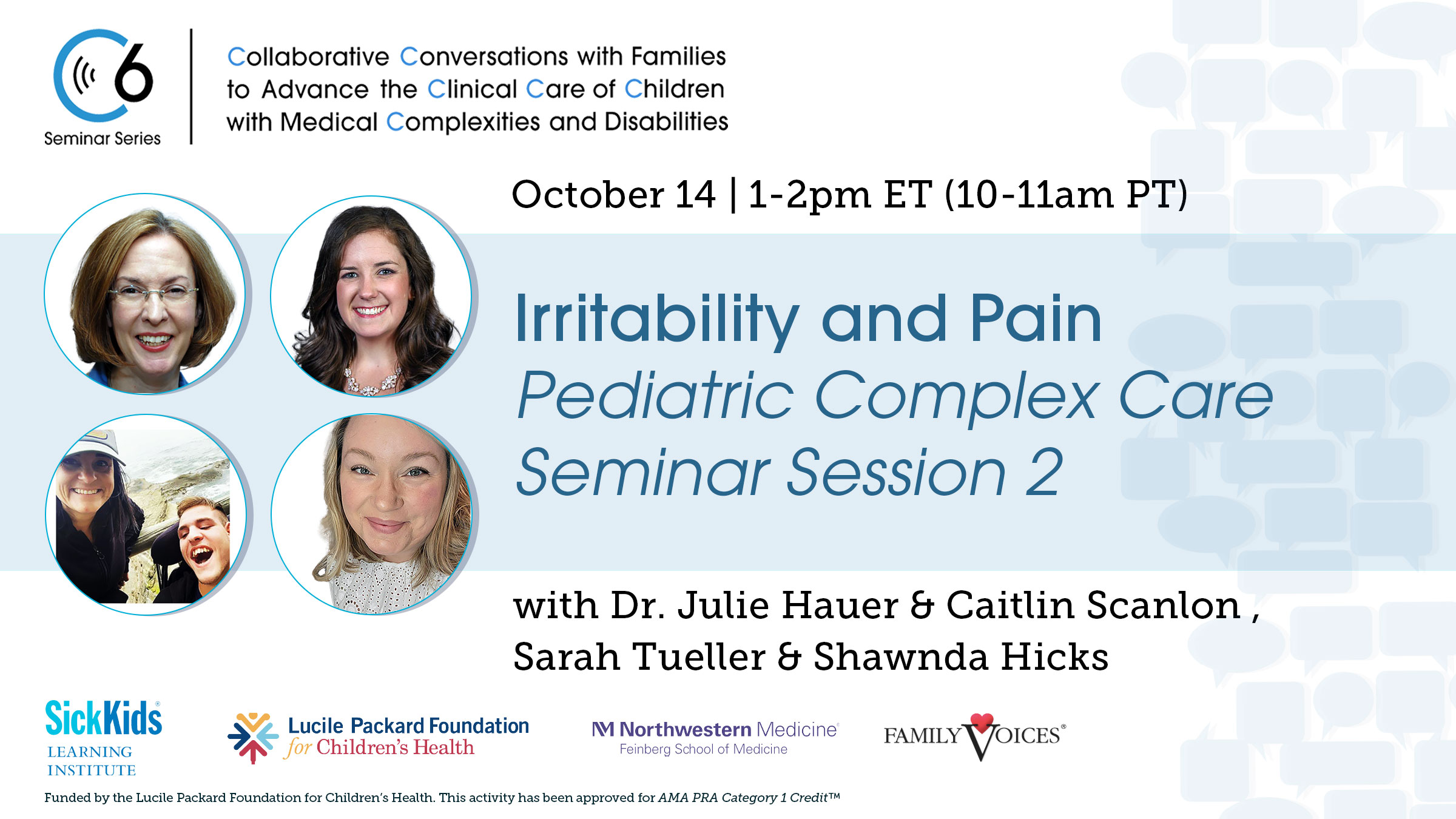 Pediatric Complex Care Seminar Session 2: Irritability and Pain ...