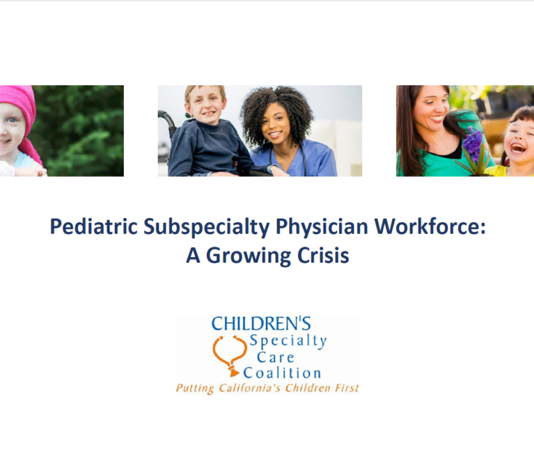 Pediatric Subspecialty Physician Workforce: A Growing Crisis - Lucile ...
