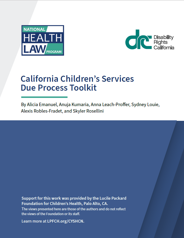 California Children’s Services Due Process Toolkit - Lucile Packard ...